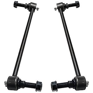 Detroit Axle - 2 Front Sway Bars for 2011-2018 Ford Explorer, 2013-2018 Police Interceptor Utility, 2 Stabilizer Sway Bar End Links 2012 2014 2015 2016 2017 Replacement