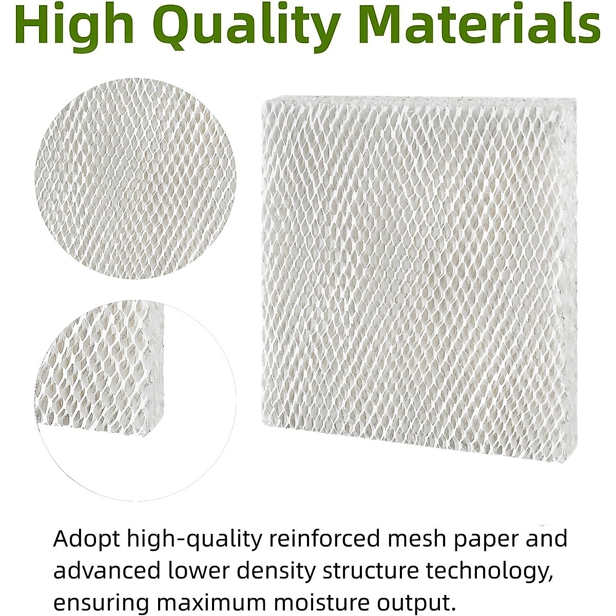 ITidyHome 4-Pack 10 Water Panel Replacement Humidifier Filter Compatible with Aprilaire Whole-House Humidifier Models 110, 220, 500, 500A, 500M, 550, 550A, 558, Compatible with Honeywell HC22P