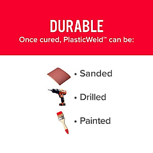 J-B Weld 8237 PlasticWeld Plastic Repair Epoxy Putty - 2 oz.