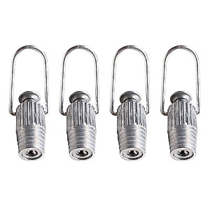 Cabilock 4 Pcs Metal Clothesline Tightener Aluminium Rope Tightener Clothesline Tensioner for Pulleys and Fixed Clothes Lines Clothes Grips Household Supplies
