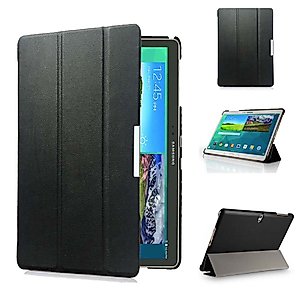 Kuesn Case for Samsung Galaxy Tab S 10.5 inch - UltraSlim Smart Cover 3 Folding Folio flip Stand Case for SM-T800 SM T805C Tab S 10.5 Auto Sleep