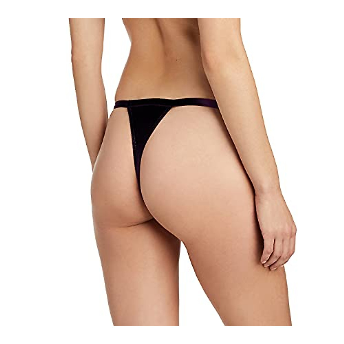 Nabtos Sexy Women's Underwear Cotton Panties G String T-Back Thongs Lingerie (Pack of 6) (Medium, Black, m)