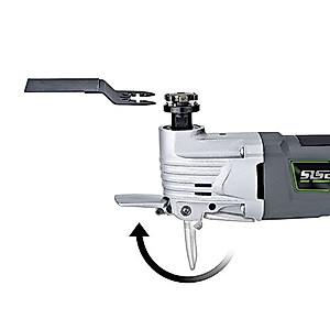 Genesis GMT25T 2.5-Amp Variable Speed Oscillating Tool with Tool-less Blade Change 17-Piece Accessory Set and 2 Year Warranty