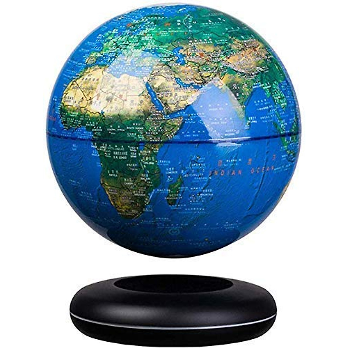 Floating Globe, 8" Magnetic Levitation Floating Globe Anti Gravity Rotating World Map LED Globe for Children Educational Gift
