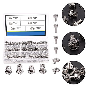 SOLUSTRE 1 Set Screw Set Nuts Screws Stud Carbon Steel Rack