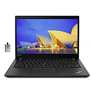 Lenovo 2022 Thinkpad T14 14" WQXGA FHD IPS 300 nits Business Laptop, Intel Core i5-1235U (Beats i7-1165g7), 16GB RAM, 512GB PCIe SSD, Backlit Keyboard, Windows 10 Pro, Black, 32GB USB Card