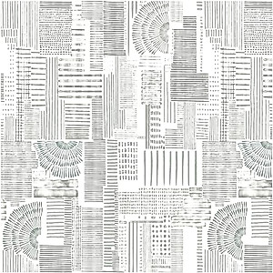 Theper Modern Peel and Stick Wallpaper Gray and White Stripe Wallpaper Contact Paper 17.3” x 78.7” Geometric Wallpaper Self Adhesive Wallpaper Removable Decorative Wallpaper for Bedroom Vinyl Film