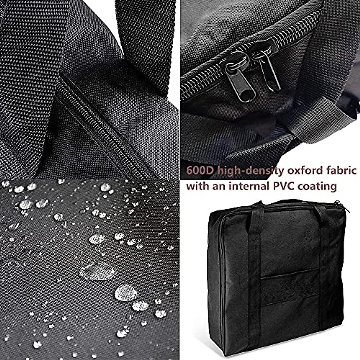 [Clearance] AJinTeby 22 Inch Griddle Cover and Carry Bag for Blackstone 22" Tabletop Griddle with Hood, Pit BOSS PB336GS Camp Chef, Royal Gourmet 2 Burner Griddle, 600D Heavy Duty Cover - Heighten