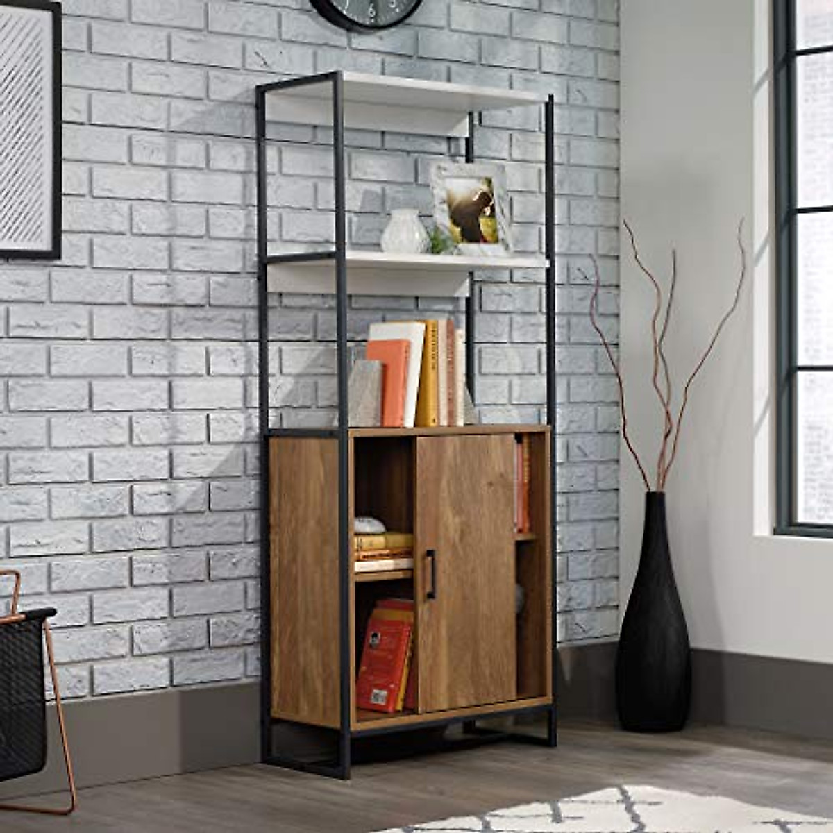 Sauder Tremont Row Bookcase, Sindoori Mango Finish