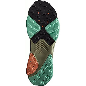 Nike Women's Zegama Trail Running Shoes (Mineral Slate/Green Glow/Black/Light Bone, us_Footwear_Size_System, Adult, Women, Numeric, Medium, Numeric_7)