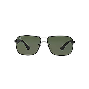 Ray-Ban Men's Rb3516 Metal Square Sunglasses