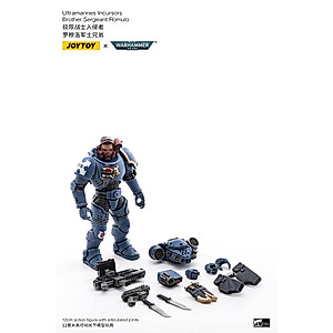 HUAXI DARK SOURCE(HAINAN)TECH JOYTOY Warhammer 40K ULTRAMARINES INCURSORS 1/18 FIG, Multicolor