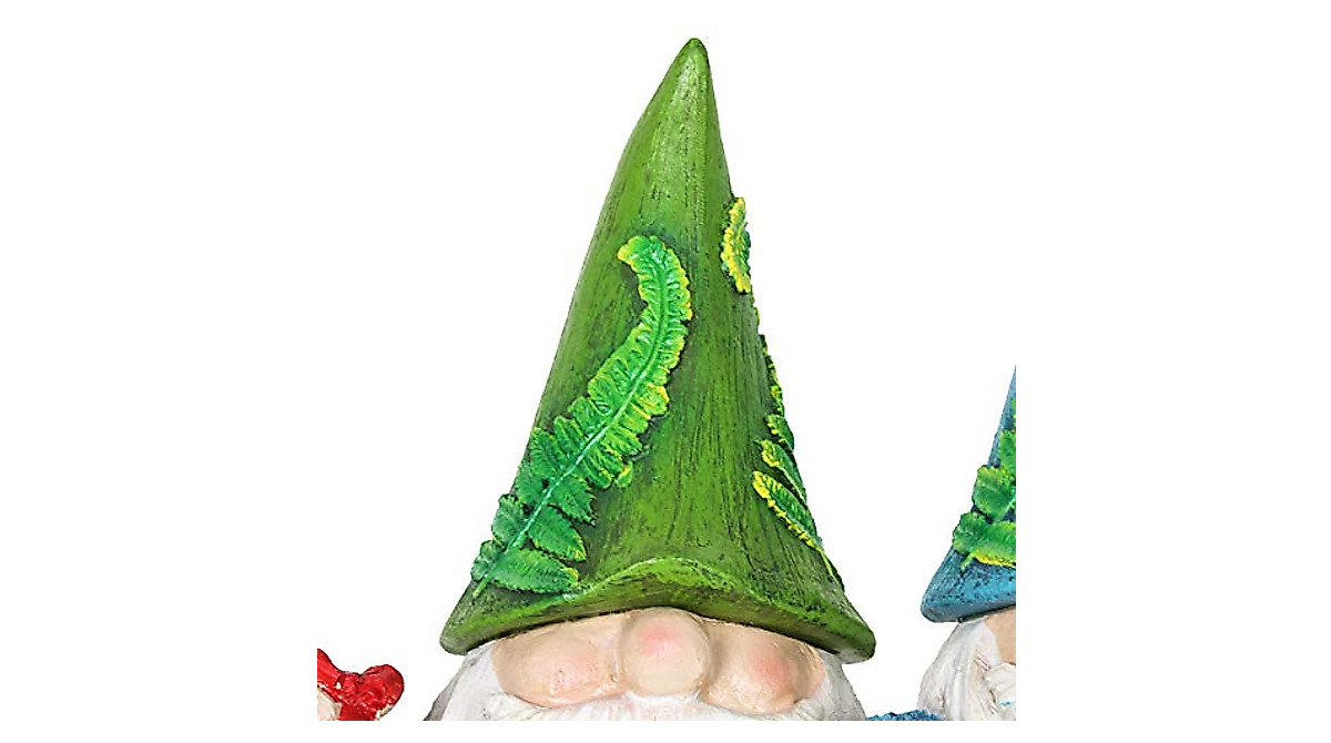 Exhart Solar Garden Gnomes - Welcome & Light Up Your Outdoor Space