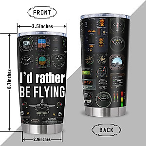 Ladyhold Pilot Gifts, Aviation Gifts, Pilot Gifts for Men Tumbler 20Oz, Aviation Gifts for Pilots Men, Airplane Gifts for Men, Pilot Gifts Aviation Men, Pilot Gift Ideas, Gifts for Aviation Lovers