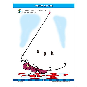 School Zone - Dot-to-Dots Numbers Workbook - 32 Pages, Ages 3 to 5, Preschool to Kindergarten, Connect the Dots, Numerical Order, Coloring, and More (School Zone Activity Zone® Workbook Series)