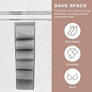 Cabilock Hanging Shoe Storage Bag Bra Hanging Pockets Organizer Organizer Hanging Wigs Rack Hanging Shoe Rack Sock Holder Good Travel Multi-Layer Wall Hanging Bag Non-Woven Fabric