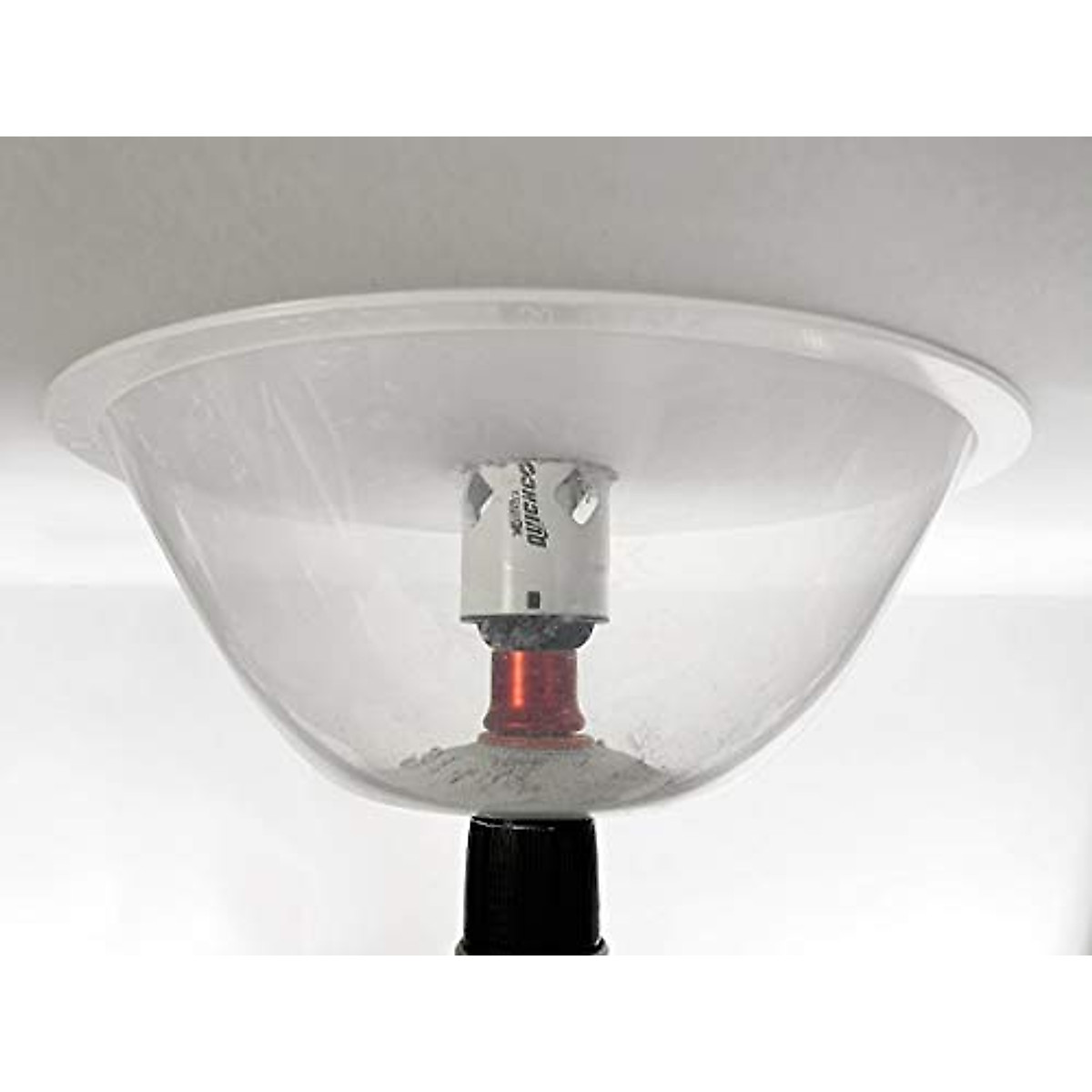 Disston E0215000 Blu-Mol RemGrit Hole Saw Accessories Silicone Dust Bowl, for Installing Recessed Lights and Works With All Hole Saws compatible with Fiberglass