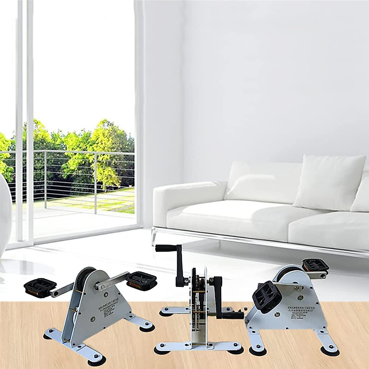 50w/100w Pedal Generator Foot-Operated Power Generation, Hand-cranked Generators Fitness Generation Rehabilitation Training Device Spinning Bike USB Interface/dc1-35v Output Interface