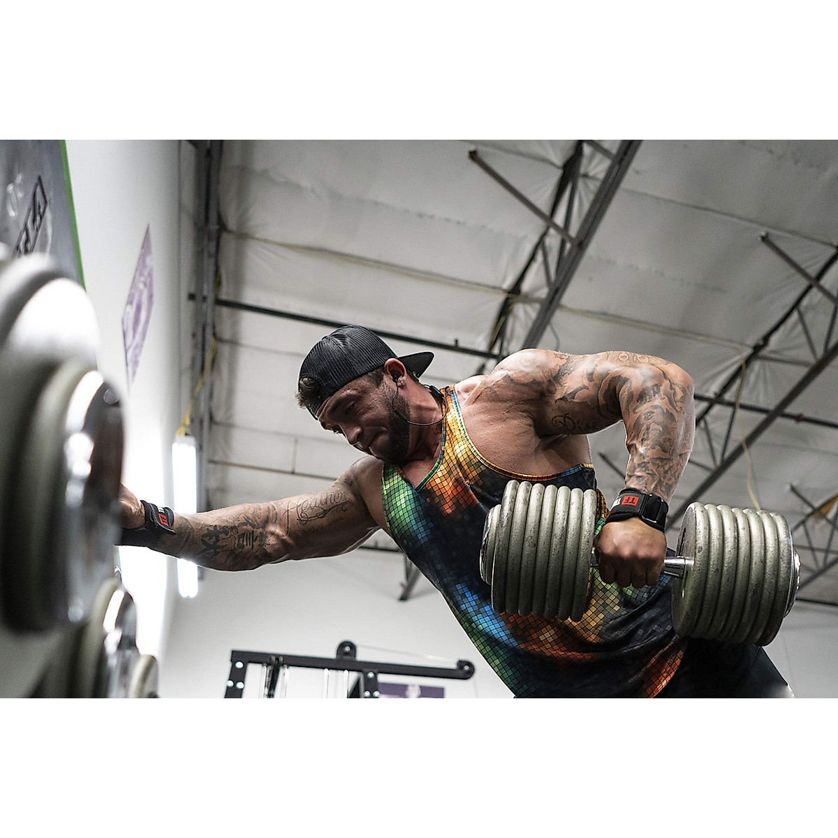 True Form Grips- (Black, Medium) Weightlifting Workout Gear Alternative Power Lifting Hook Deadlift Glove Padded Wrist Wrap Support Dumbell Bodybuilding Weight Crossfit Pull Up Slip Kettlebell