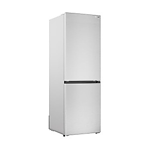 SHARP SJB1255GS Refrigerator with Bottom-Freezer, Counter-Depth, 24 Inch, 11.5 Cubic Foot, Stainless Steel