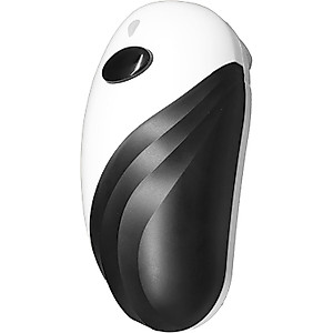 LEQOS Electric Can Opener For Kitchen One Touch Automatic Can Opener Electric for Any Size Can Hands Free Battery Operated Can Opener For Seniors Arthritis Smooth Edge Portable Food-Safe (Dark Black)