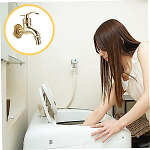 Generic 1pc Antique Faucet Kitchen Water Tap Pocket Door Hardware Lavatory Water Wash Basin Faucet Basin Taps Mixers Kitchen Tap Bar Sink Faucet Bath Household Products Zinc Alloy Brass