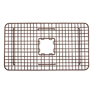 SinkSense Wren 27" x 15" Kitchen Sink Bottom Grid, Antique Brown