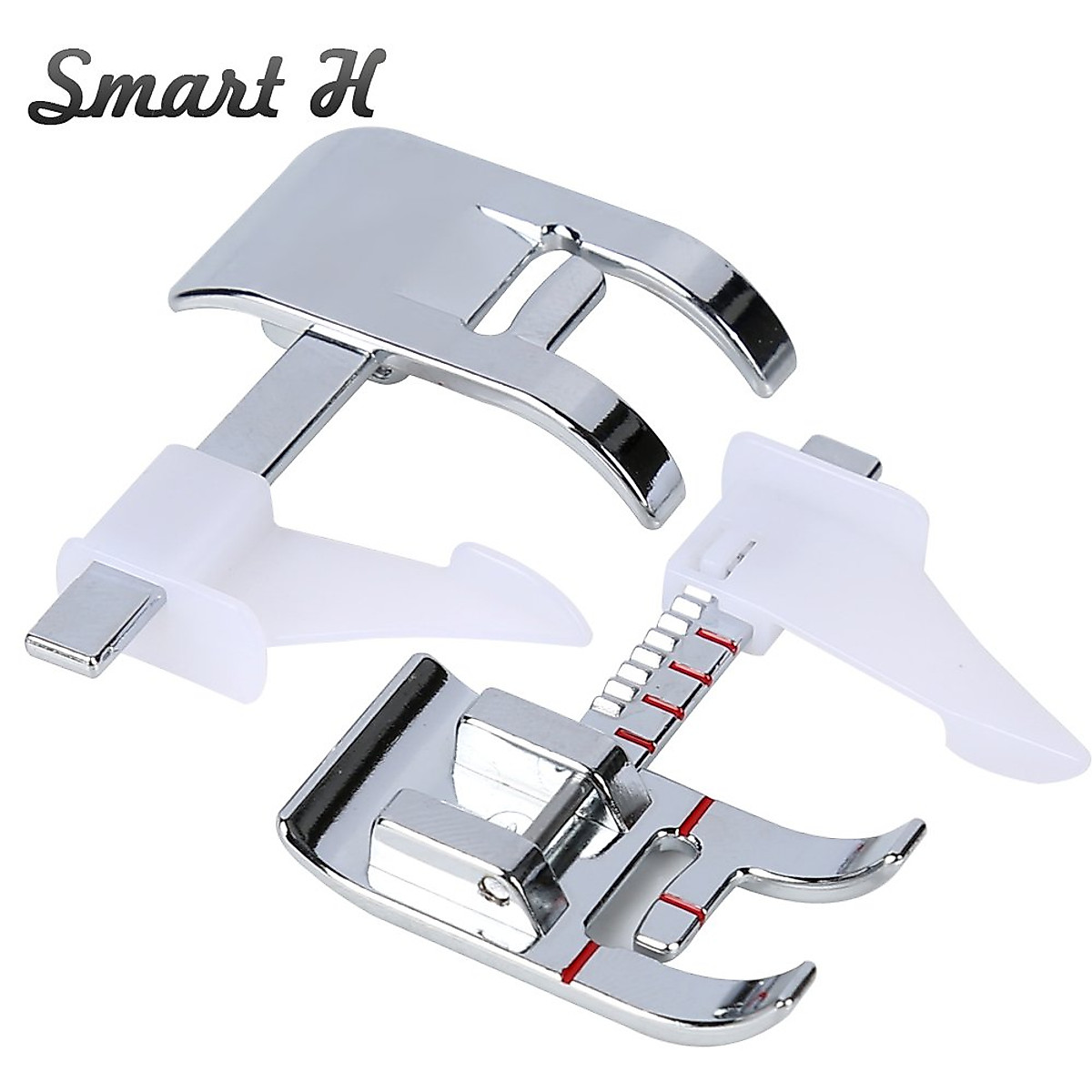 Smart H Adjustable Guide Sewing Machine Presser Foot. Fits for Low Shank Domestic Sewing Machine. Snapping On Brother, Babylock, Singer, Janome , Juki, New Home.