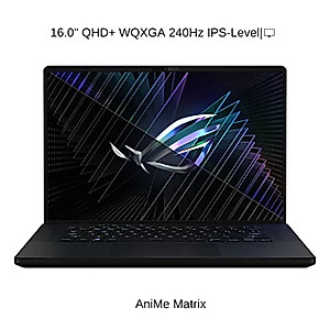 HIDevolution ASUS ROG Zephyrus M16 Anime Matrix GU604VY 16" QHD+ 240Hz, 2.6 GHz i9-13900H, RTX 4090, 64 GB DDR5 RAM, 4 TB PCIe SSD, Windows 11 Pro