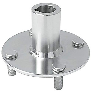 Gekufa Go Kart Live Axle Hub 4" x 4" with 2-3/4" Hub and 1" to 3/4" Step Down