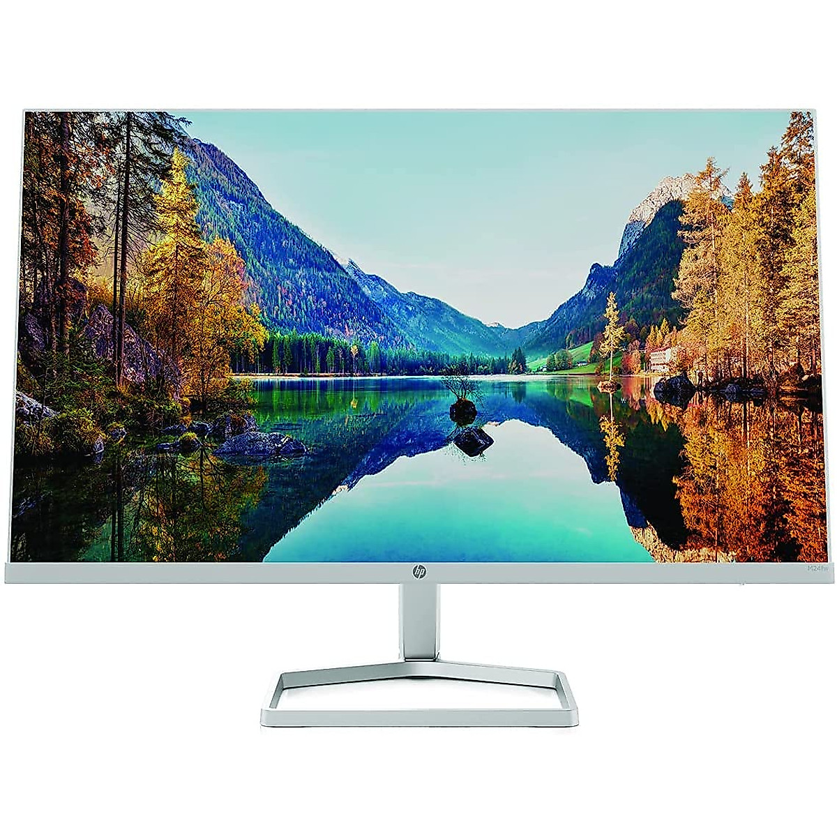 HP New M24fw FHD Monitor 2D9K1AA#ABA, On-Screen Controls; AMD FreeSync, Low Blue Light Mode; Anti-Glare, Brightness 300 nits, IPS FHD (1920 x 1080), 1 VGA; 1 HDMI 1.4, Plus HDMI Cable.