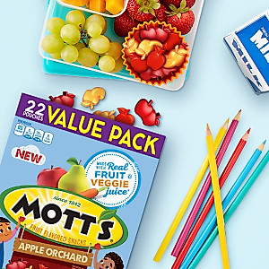 Mott's Fruit Flavored Snacks, Apple Orchard, Gluten Free, 40 ct