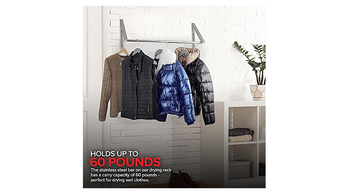 Double Foldable Clothing Rack - Maximize Your Space