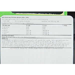 Optimum Nutrition BCAA 1000 Caps- 200 ct