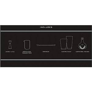 Cocktail Kingdom® Essential Cocktail Set - Stainless Steel