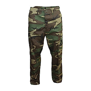 Mil-Tec BDU Ranger Combat Trousers Digital Black Size XL