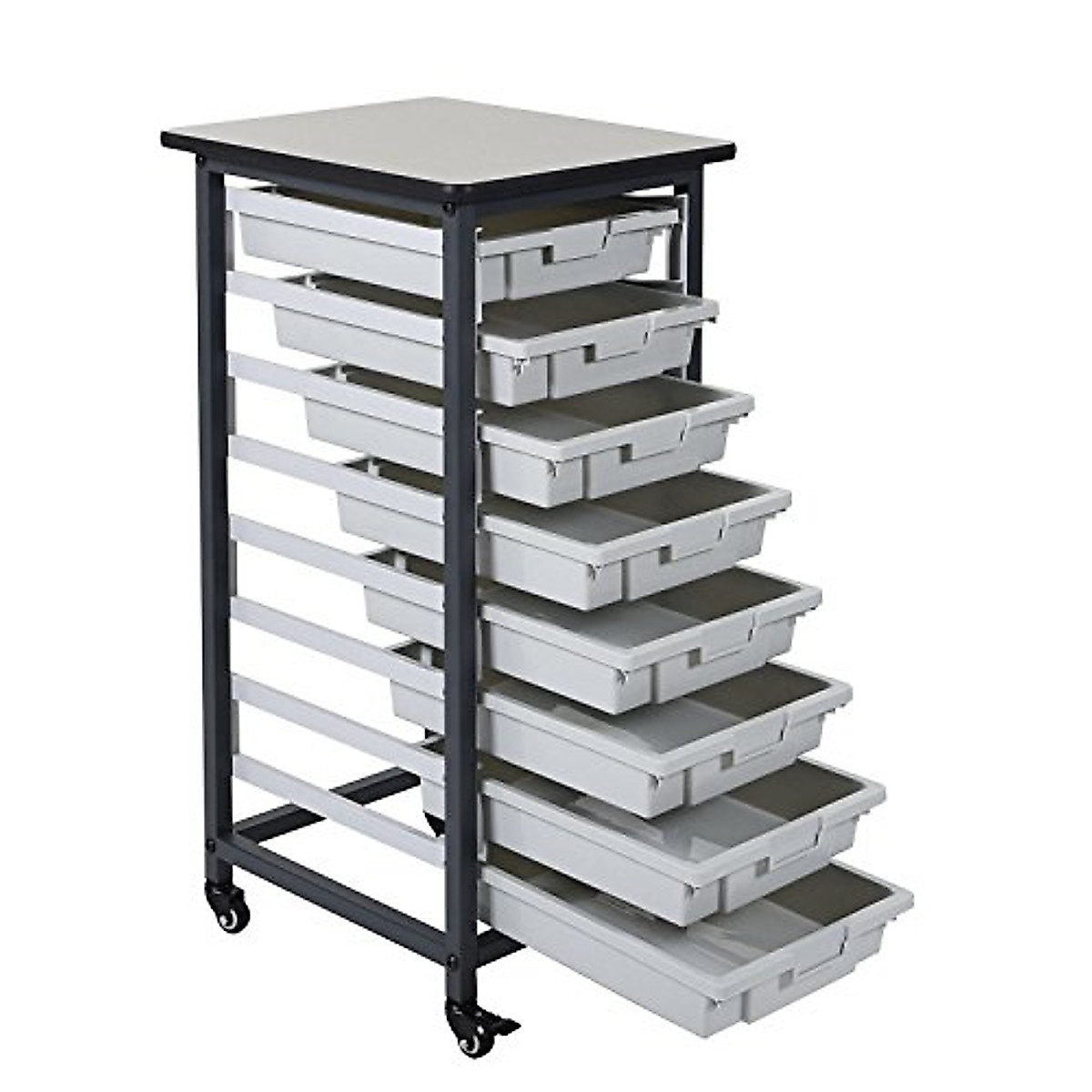 LUXOR MBS-SR-8S Mobile Bin System - Single Row