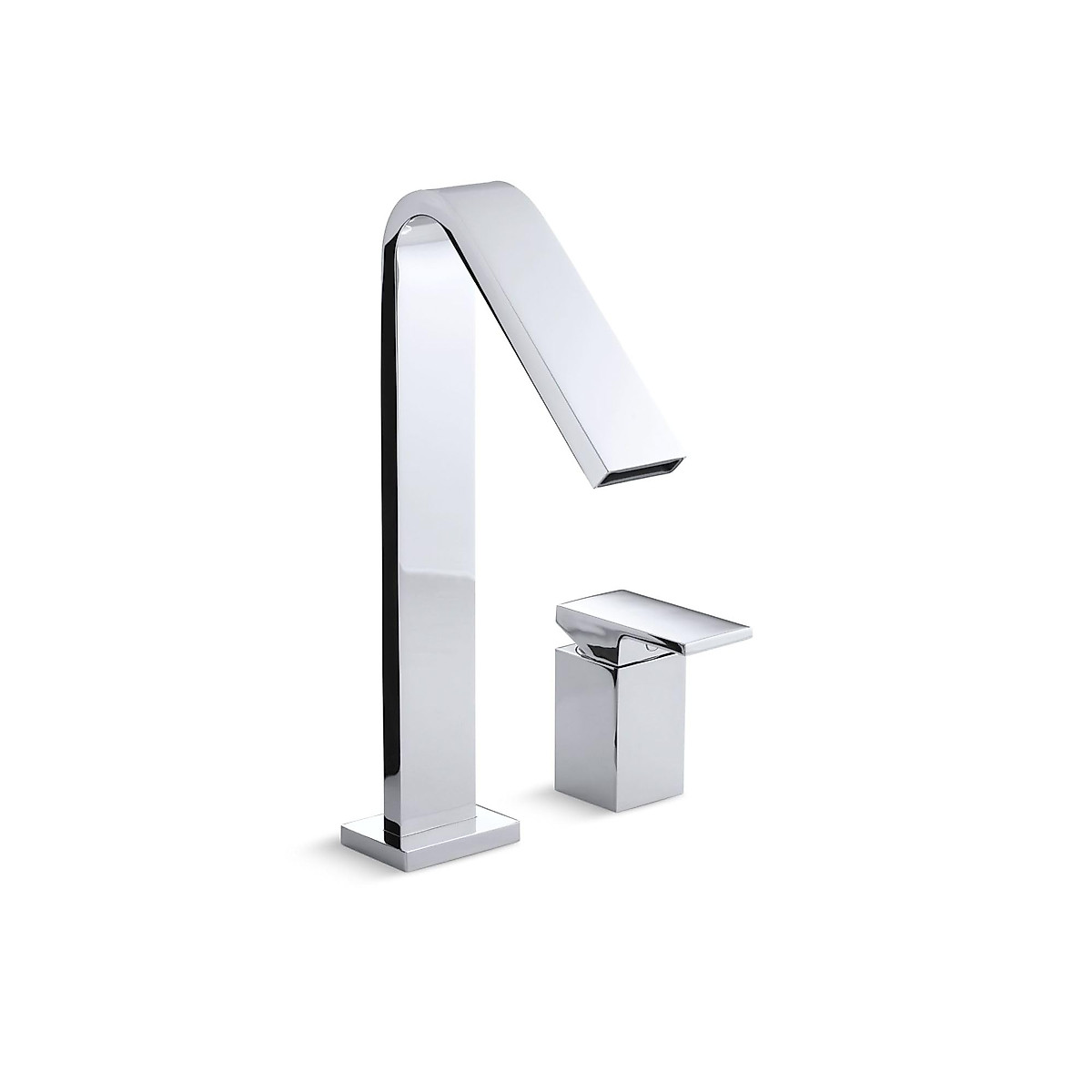 KOHLER K-14675-4-CP Loure Deck-Mount High-Flow Bath Faucet, Polished Chrome