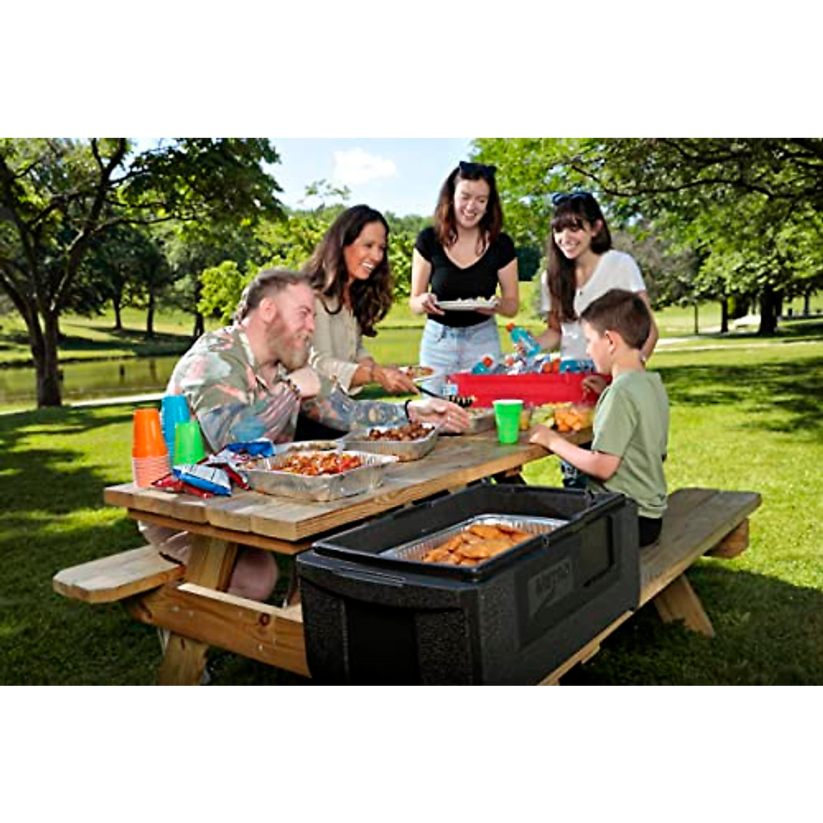 Metro MightyLite ML180 Cooler and Top Loader Food Carrier, 3 Pan Capacity (Black)