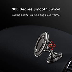 SMARTPOP Magnetic Phone Holder for Car - Phone Mount for Car Campatible with MagSafe - Car Phone Holder - 360°Adjustable Car Phone Holder Mount Fits All Smartphones
