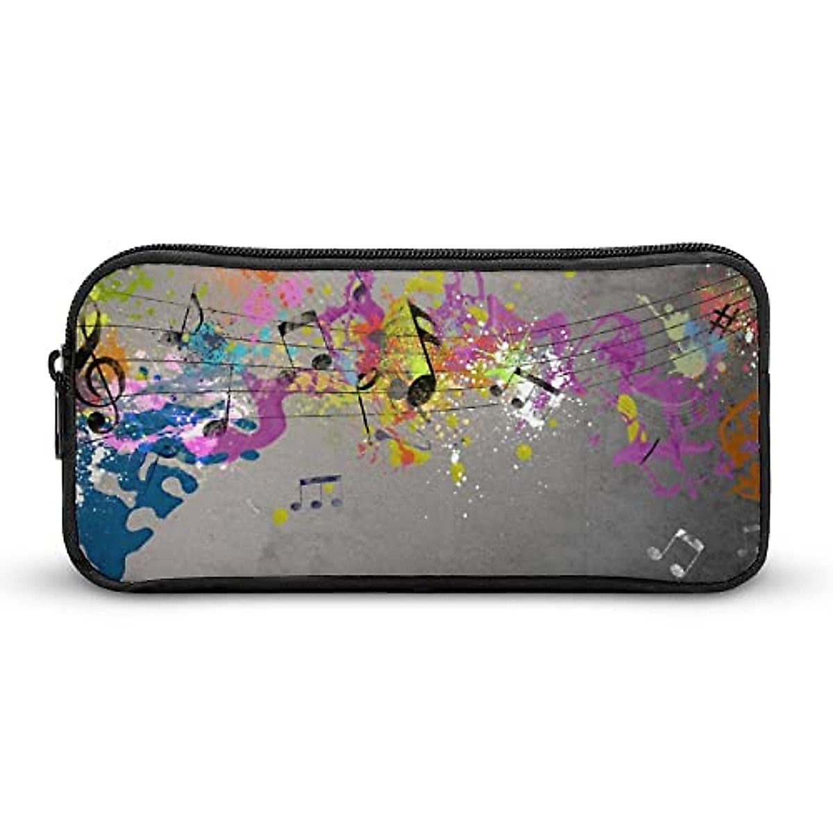 Musical Grunge with Spray Pencil Case Pencil Pouch Coin Pouch Cosmetic Bag Office Stationery Organizer