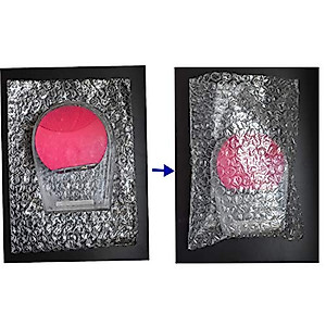 100Pack 6x8 Inch Bubble Out Bags Bubble Pouches Wrap Cushioning Packaging Bags, Double-Side Premium Small Bubble Out Pouch for Moving, Shipping, and Storage