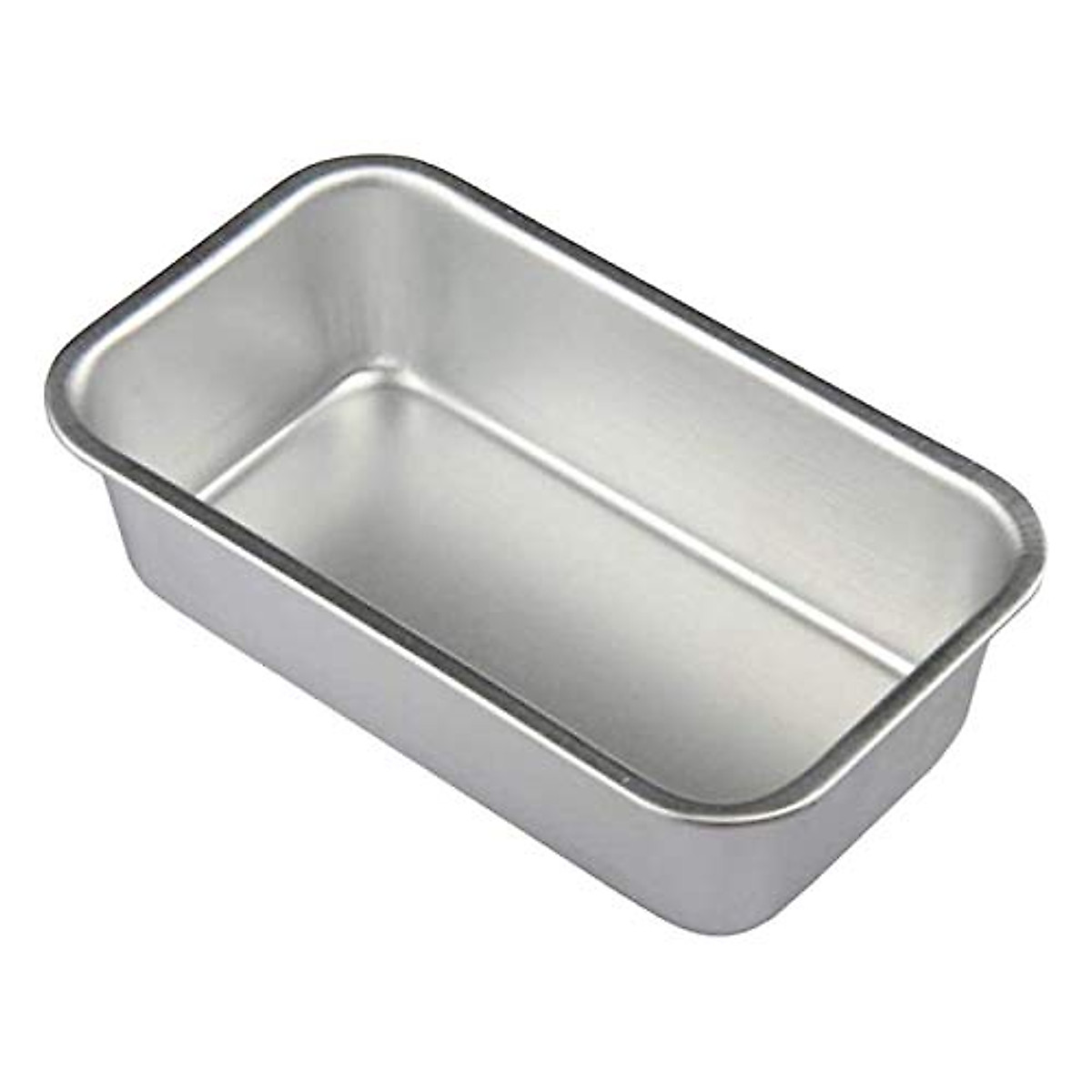 PRIZOM 4Pcs Aluminum Loaf Tin Rectangular Non-Stick Bread Mould Bread Loaf Pans Kitchen Dining Bar Supplies