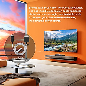 BN39-02470A Replacement One Connect Cable fit for Samsung TV QN43LS03RAF, QN43LS03TAF, QN49LS03RAF, QN50LS03TAF, QN55LS03RAF, QN55LS03TAF, QN65LS03RAF, QN65LS03TAF, QN65Q90RAF, QN75LS03TAF, QN75Q90RAF