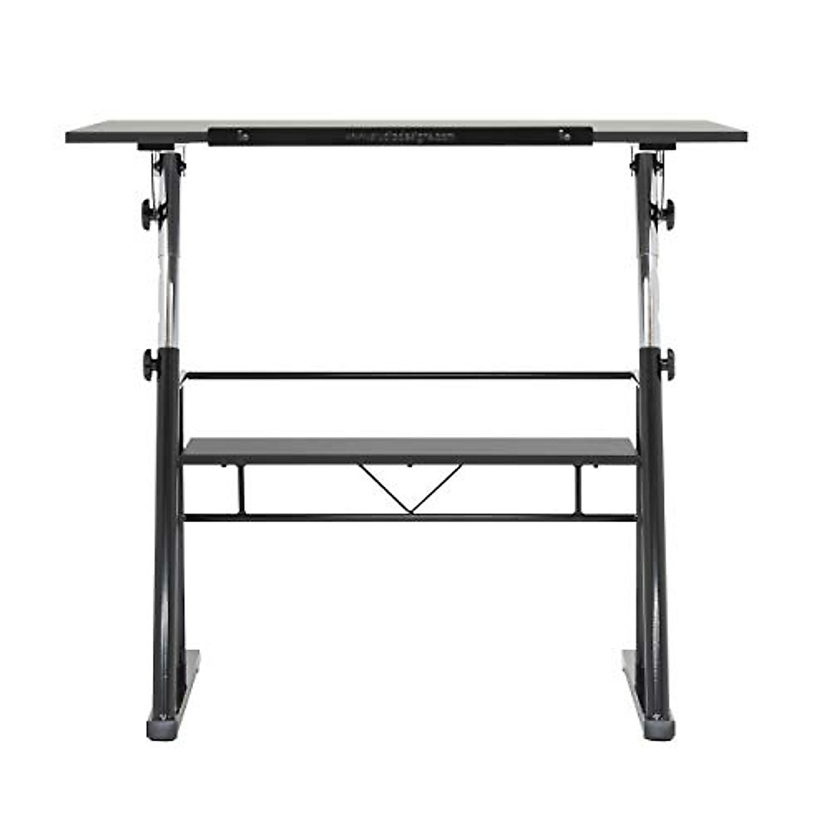 STUDIO DESIGNS Zenith Craft Desk Drafting Table, Top Adjustable Drafting Table Craft Table Drawing Desk Hobby Table Writing Desk Studio Desk, Black, 13340