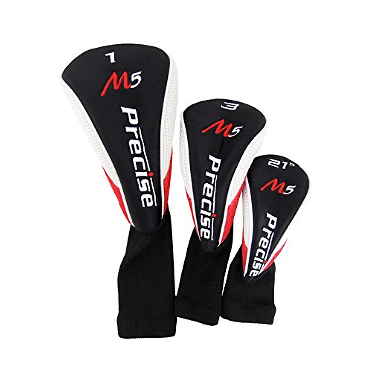 Top Line Men's Right Handed M5 Golf Club Set for Tall Men ( Height 6'1" - 6'4"), Includes Driver, Wood, Hybrid, 5, 6, 7, 8, 9, PW Stainless Irons with True Temper Shafts, Putter, Stand Bag & 3 HCs