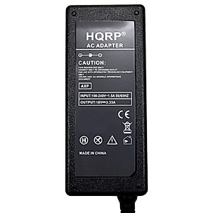 HQRP AC Adapter Compatible with Dr. Dre Beatbox Portable Bluetooth Speaker BSC60-180333 Power Supply Cord Adaptor BT-SP-BBXUSB + Euro Plug Adapter