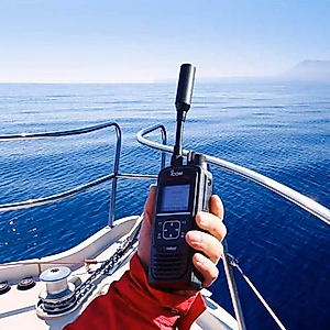 ICOM IC-SAT100 Icom & Iridium Satellite Push-to-Talk PTT Transceiver Two-Way Radio - Global Use