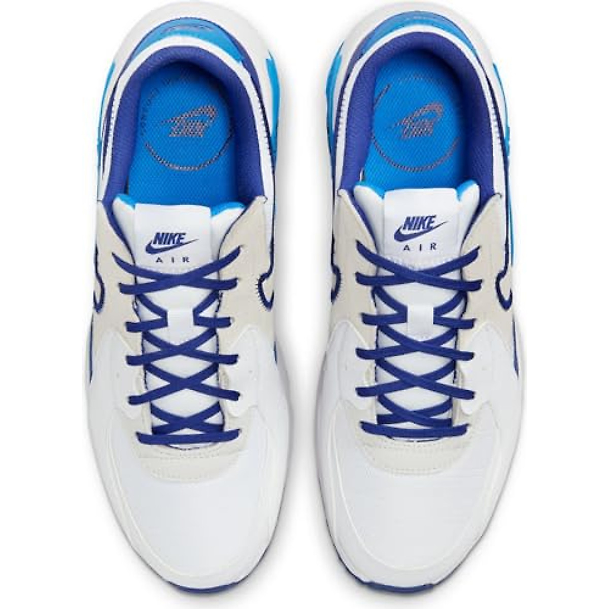 Nike Men's Air Max Sneaker, White Deep Royal Blue Photo Bl, 10