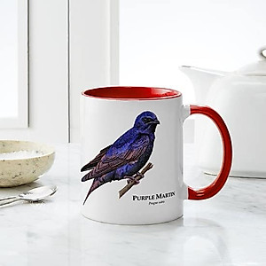 CafePress Purple Martin Mug Ceramic Coffee Mug, Tea Cup 11 oz
